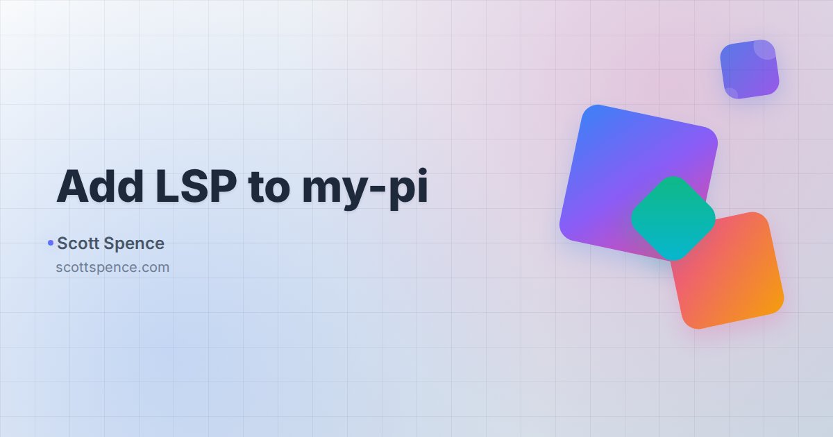 Add LSP to my-pi - Scott Spence